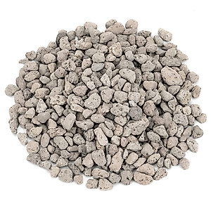 Stanbroil Light Weight White Lava Rock Granules - Natural Volcanic Rocks Decorative Landscaping Stones for Outland Living Bond Portable Fire Pit, Gas Log Set and Fireplace - 5 Pounds (4/5" - 1-1/5")