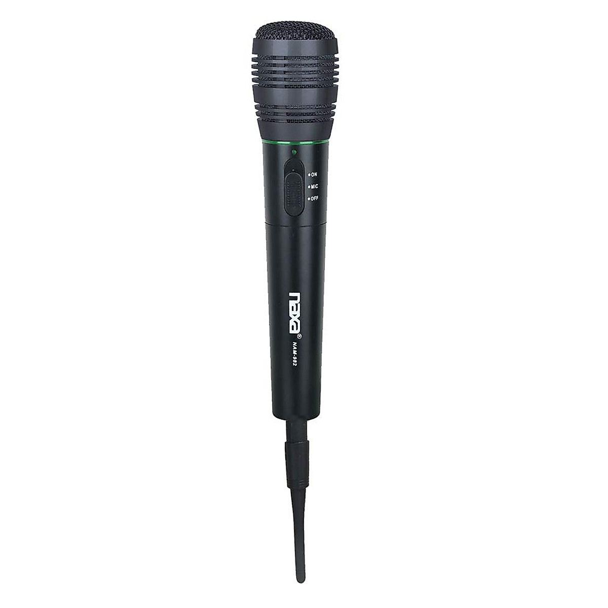 NAXA Electronics Instrument Dynamic Microphone, Black, 9.40in. x 5.90in. x 2.80in. (NAM-982)