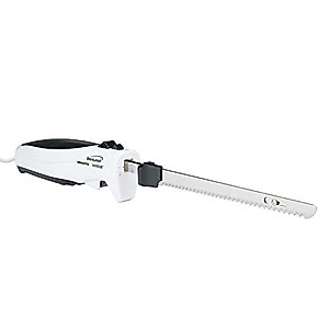 Brentwood Electric Carving Knife, 7-inch, White