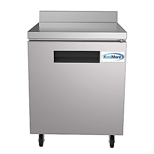 KoolMore RWT-1D-6C Commercial, Refrigerator Single Door, Stainless Steel
