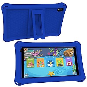 ATOZEE 8 Inch Kids Tablet, Android 11 Toddler Tablet, 32GB ROM+2GB RAM, Quad-core Processor, 1280x800 IPS HD Eye-Care Touchscreen, 8MP Camera Tablets PC with Silicone Case