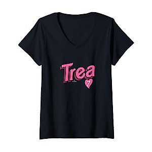 Womens Trea Turner Philadelphia Baseball Valentine MLBPA V-Neck T-Shirt