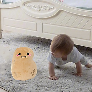 Whrigud 11'' Large Potato Plush Stuffed Animal Pillow Toy, Kawaii Stuffed Food Plushies Pillow Plush Toys for Birthday Kids Gifts Home Decor