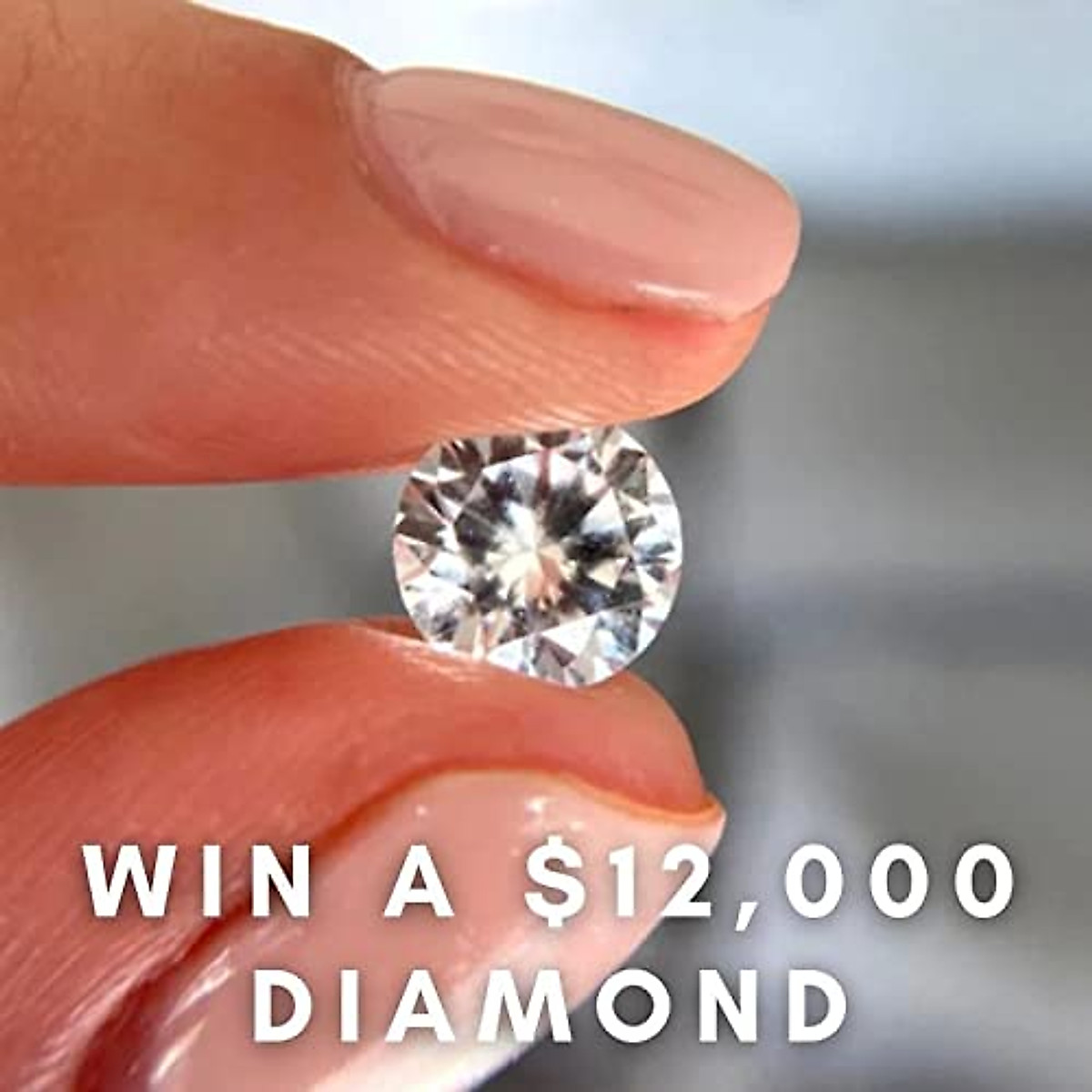 Foreverwick Dream Angel Creamy Vanilla Surprise Soy Wax Candle with Diamond Inside 14Oz Jar, Large Candles, Scented, Gift Women, Glass, Double Pour Inspired, 70 Hours