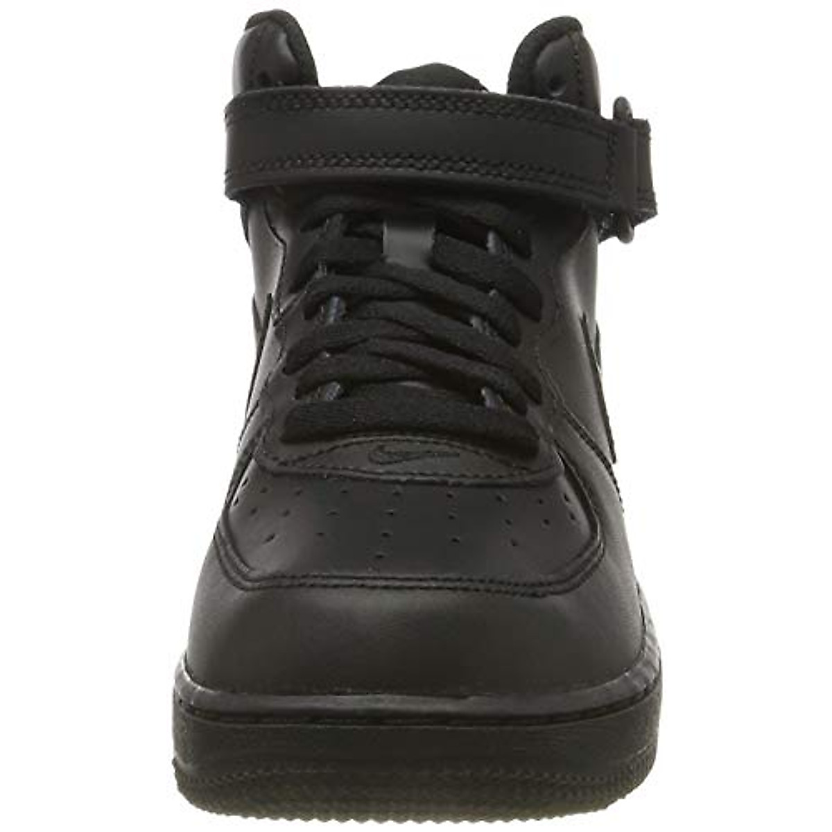 Nike Mens Air Force 1 Basketball Shoe, Black/Black, 12