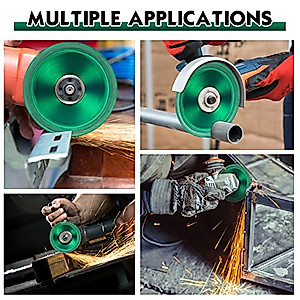 TOTOKA Indestructible Disc for Grinder, Indestructible Disc 2.0 - Cut Everything in Seconds, 4" X 1/25" X 4/5”Diamond Cutting Wheels for Smooth Cutting, Chamfering, Grinding of All Materials (3 PCS)