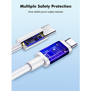 140W USB-C Power Adapter, Mac Book Pro Charger Foldable PD3.1 PPS Fast GaN Wall Charger Compatible with MacBook Pro 16" 14" Air 13" Retina M1 / M2 2023 2022 2021 2020 Laptop, Included 6.8ft C-C Cable