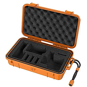 Smatree Waterproof Hard Case Compatible for Gopro Hero 11/10/9/8/7/6/5/Hero 2018 /DJI Osmo Action, Portable, Shock, Durable(Yellow)(Camera and Accessories NOT Included)