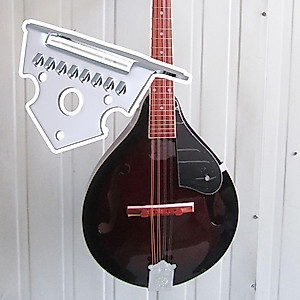 Bstinay Eight-string Metal Triangle Mandolin Tailpiece Parts for Electric Guitar Sliver