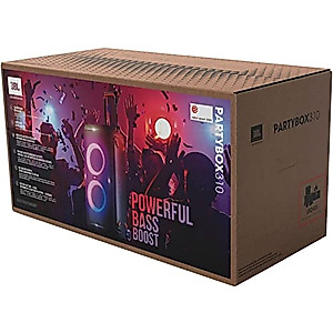 JBL Partybox 310 - Portable Party Speaker with Long Lasting Battery, Powerful JBL Sound and Exciting Light Show,Black