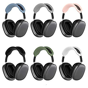 FitTurn Headband Cushion Cover Case Compatible with Apple AirPods Max Wireless Headphone,Washable Soft Durable Silicone Dustproof Easy to Install DIY No Tool Needed for Airpods Max Accessories(Blue)