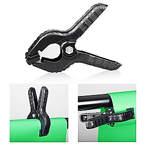 SLOW DOLPHIN Heavy Duty Spring Clamps and Background Clips for Muslin Backdrop, Photo Studio, Photography Backdrop Support（12 pcs）