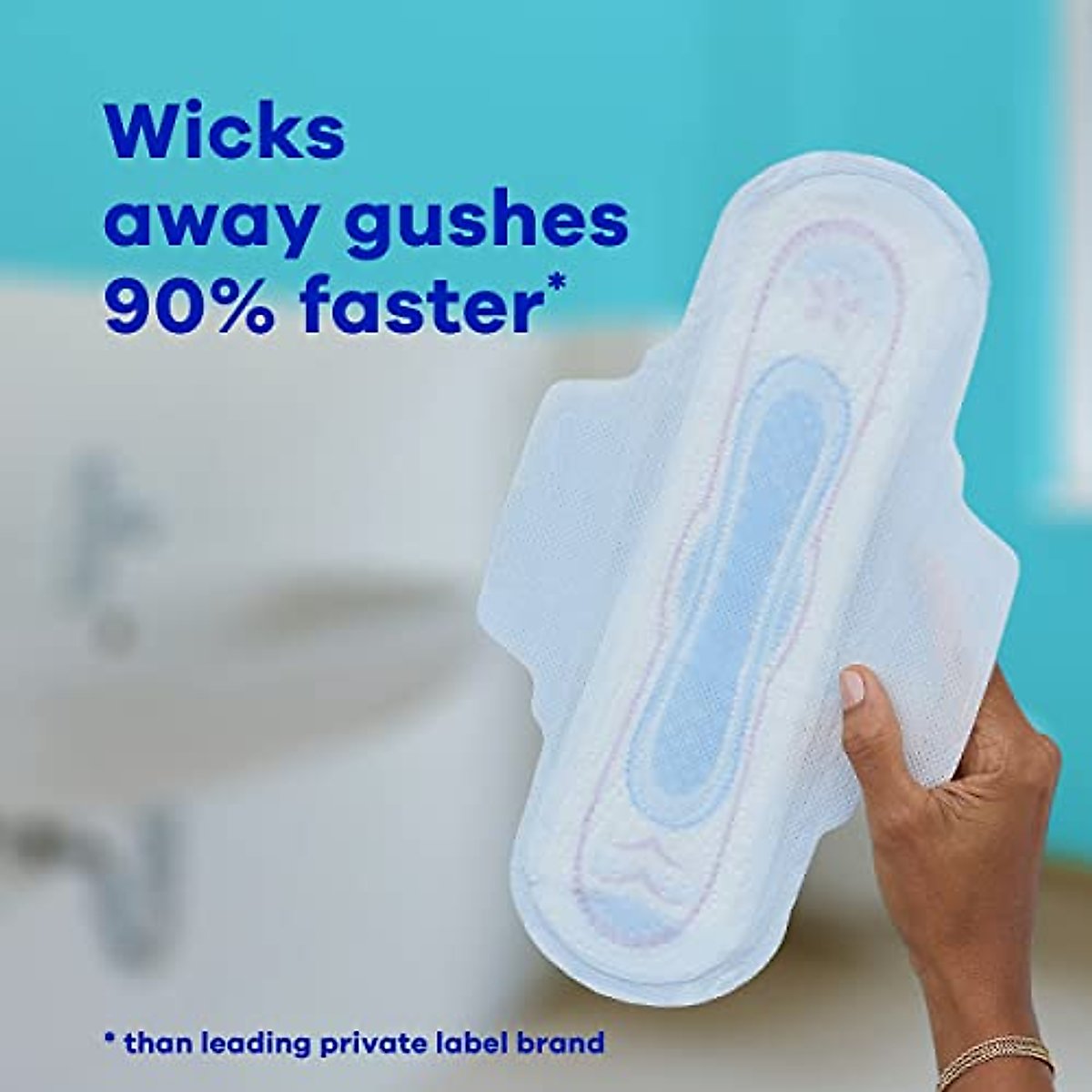 Always Ultra Thin Pads for Women, Size 1 Regular Absorbency Without Wings Unscented, 44 Count x 3 Packs (132 Count total)