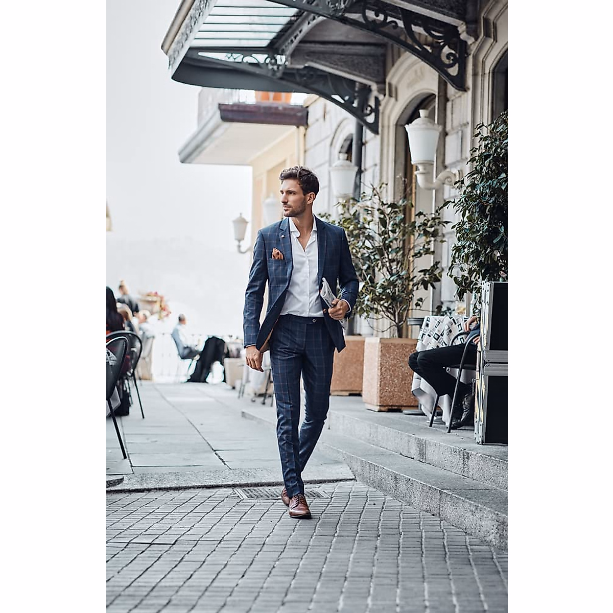 MONTABLEU Milano Handcrafted Mens Credit Card Holder Slim Front Pocket Wallet, Executive Black