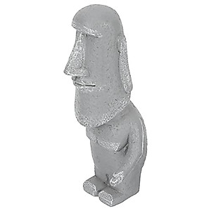 YARNOW Stone Statue Car Ornament Home Decorations Car Decoration Monolith Moai Figurine Easter Island Sculpture Moai Figurines Moai Ornaments Desktop Tiny Moai Statues Moai Grey Household