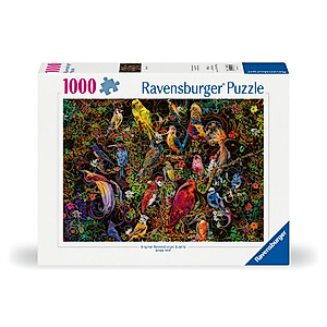Ravensburger Birds of Art 1000-Piece Jigsaw Puzzle | Unique Artwork | Perfect Interlocking Fit | Vibrant and Glare-Free | FSC Certified