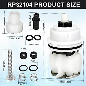 RP32104 Shower Cartridge, Compatible with Delta Monitor 1700 series(1998-2005) Showers, Easy to Install rp32104 Cartridge Replacement, Including the RP32104 Cartridge and Parts