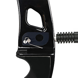 - QI HUO JU - 4Pcs Recurve Bow Arrow Rest Archery Magnetic Arrow Rest Adhesive Back Stick on Arrow Rest Right and Left Hand for Recurve Bow Hunting Targeting (Left Hand)