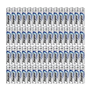 Energizer 60AA Ultimate Lithium Long Lasting Leakproof Batteries