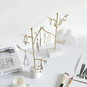 Amosfun Jewelry Display Stand jewelry stand organizer metal jewelry tree necklace display holder Metal Ornament Display