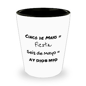 Cinco de mayo shot glass