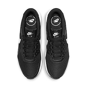 NIKE Men's Gymnastics Shoes Sneaker, Black White Black, 10.5