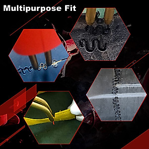 Wrdlosy Plastic Welder, Multipurpose Fit, Plastic Welding Kit, Quick Operation, Plastic Repair Welder Kit, More Comfortable Portable, An Ideal DIY Tool