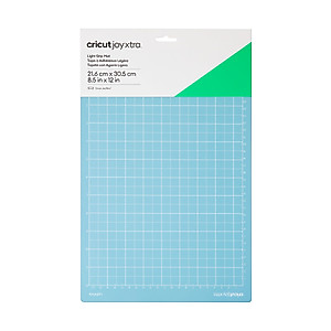 Cricut Light Grip Cutting Mat 8.5in x 12in, Reusable Cutting Mats for Crafts, Use with Printer Paper, Vellum, Light Cardstock & More, Blue
