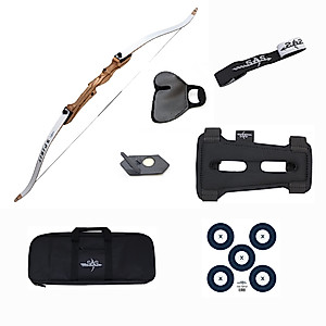 Southland Archery Supply Spirit 62" Recurve Wooden Bow Package (28 lbs, Right Hand)