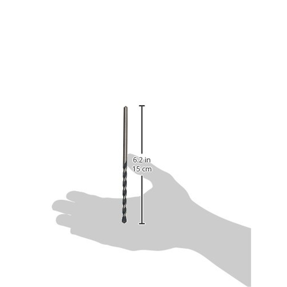 BOSCH HCBG06 1/4 In. x 6 In. BlueGranite Carbide Hammer Drill Bit