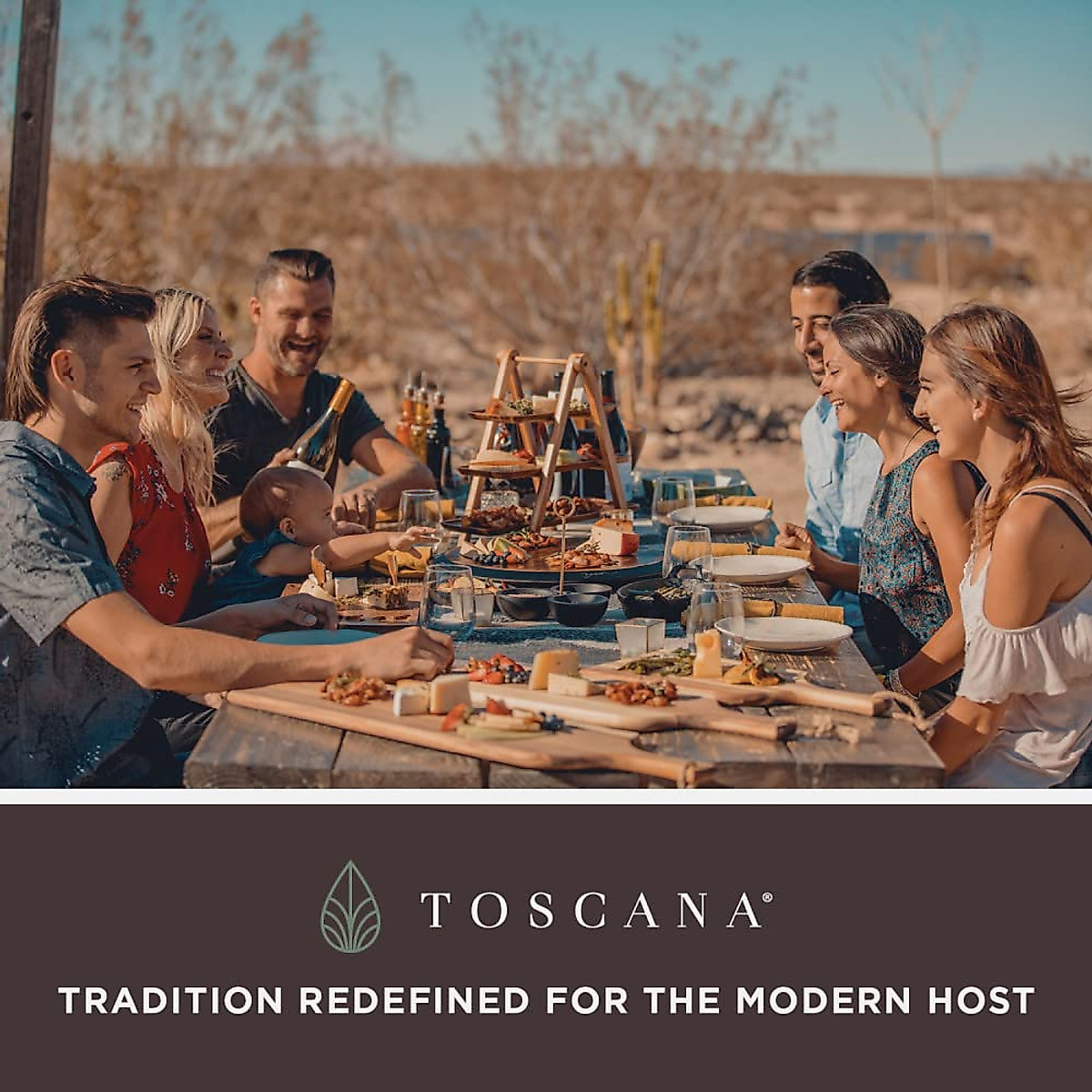 PICNIC TIME NCAA TCU Horned Frogs Artisan 24" Acacia Charcuterie Board with Raw Wood Edge, Cheese Board, Serving Platter, (Acacia Wood)