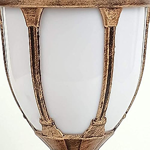 MODEBHD Outdoor IP54 Waterproof Column Lamp Pillar Light European Outdoor Lawn Lamp E27 Column Headlight Garden Door Light Villa Courtyard Landscape Door Light Post Lamp Traditional Landscape Lighting