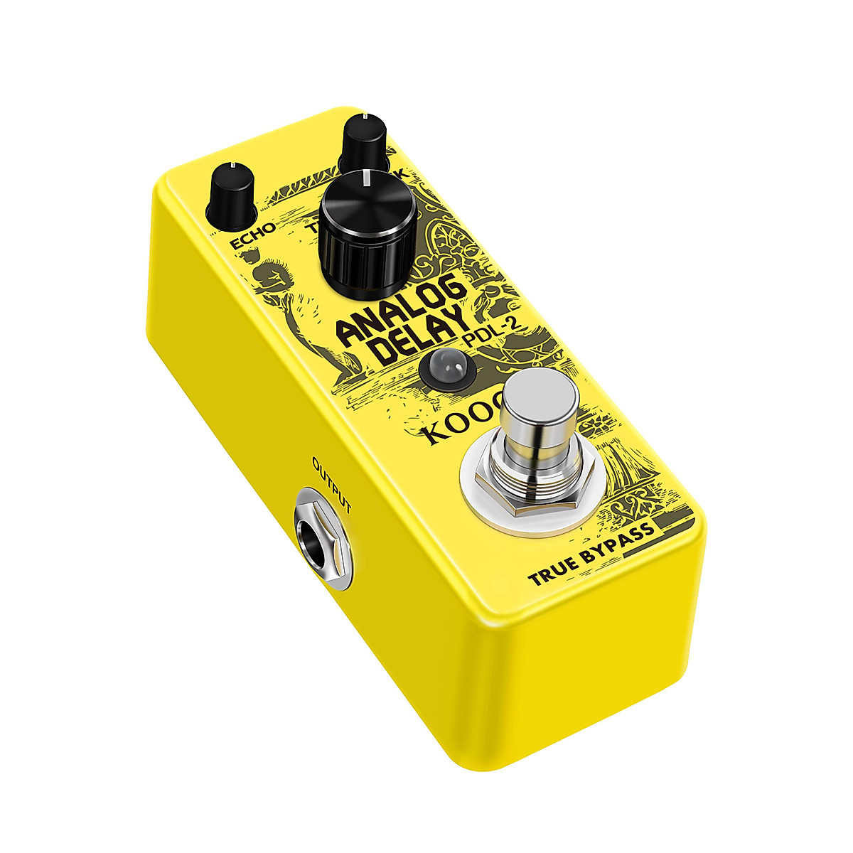 Koogo Analog Delay Pedal Delay Guitar Effect Pedal True Bypass Full Metal Shell