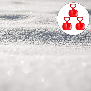 3pcs Snow Sleds Lightweight Flying Carpet Portable Rolling Snow Slider Disc Toy Snow Saucer Sleds for Kids Outdoor