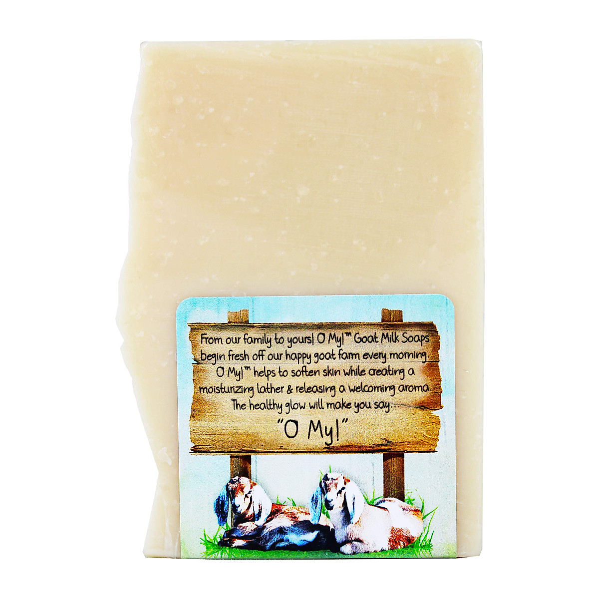 O My! Goat Milk Lotion | Made with Farm-Fresh Goat Milk | Shea Butter and Vit E | Free of Parabens & More | Handcrafted in USA