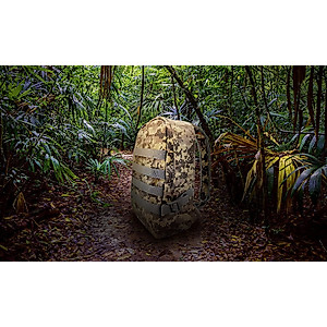 Silfrae Outdoor Camo Backpack Children Daypack for Camping Hiking (Digital Camo)