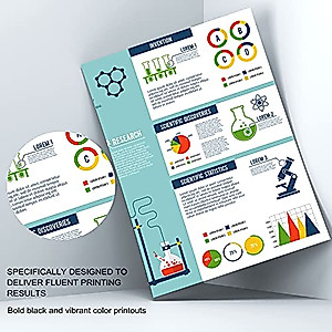 TN433 Toner, 5-Pack (2BK/C/M/Y) High Yield Compatible Replacement for Brother TN433BK TN 433 TN-433 HL-L8260CDW HL-L8360CDW MFC-L8610CDW MFC-L8900CDW Printer