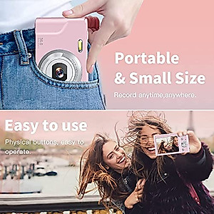 Digital Cameras for Photography Digital Camera, HD 1080P Vlogging Camera 2.4" LCD Compact Camera with 16X Digital Zoom,Powerful Cameras for Photography, Portable Mini Camera for Adult, Beginners