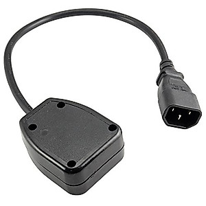 PDU/UPS Power Extension Cable,Quality UPS Power Cable IEC320 C14 Male Plug to UK 13A Female Socket BS1363