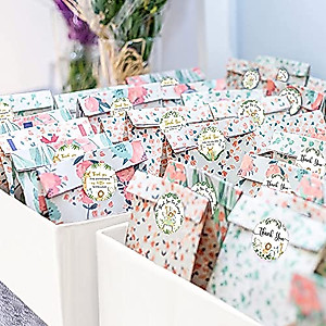 80 Jungle Safari Thank You Stickers, Baby Shower Thank You Stickers, Wild Animals Birthday Party Favor Label Decorations(2 Inch)