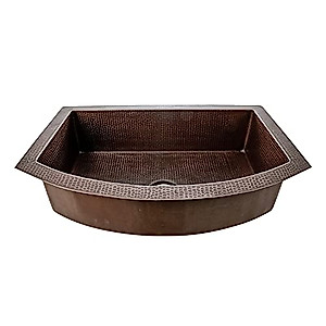 Copper Round Front Kitchen Sink
