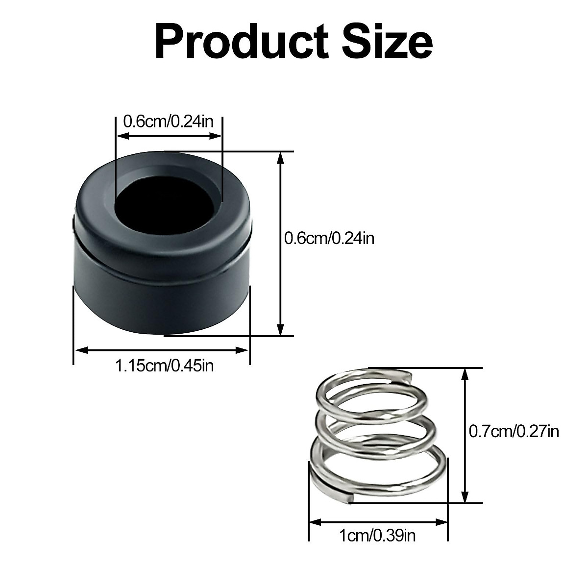 RP4993 Replacement 5 Pcs Seats 5 Pcs Springs Faucet Repair Kit Faucet Stem Assembly for Delta Two Handle Single Handle Faucets