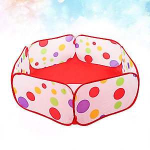 Small Animals Bed Supplies 1pc Playpen Folding Portable Lightweight Cartoon Safe Fence Playpen Playing Basket for