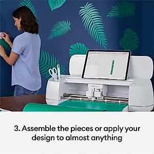Cricut Maker 3 - Smart Cutting Machine, 2X Faster & 10X Cutting Force, Matless Cutting with Smart Materials, Cuts 300+ Materials, Bluetooth Connectivity, Compatible with iOS, Android, Windows & Mac