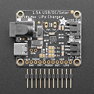 Universal USB/DC/Solar Lithium Ion/Polymer Charger - bq24074 Adafruit 4755
