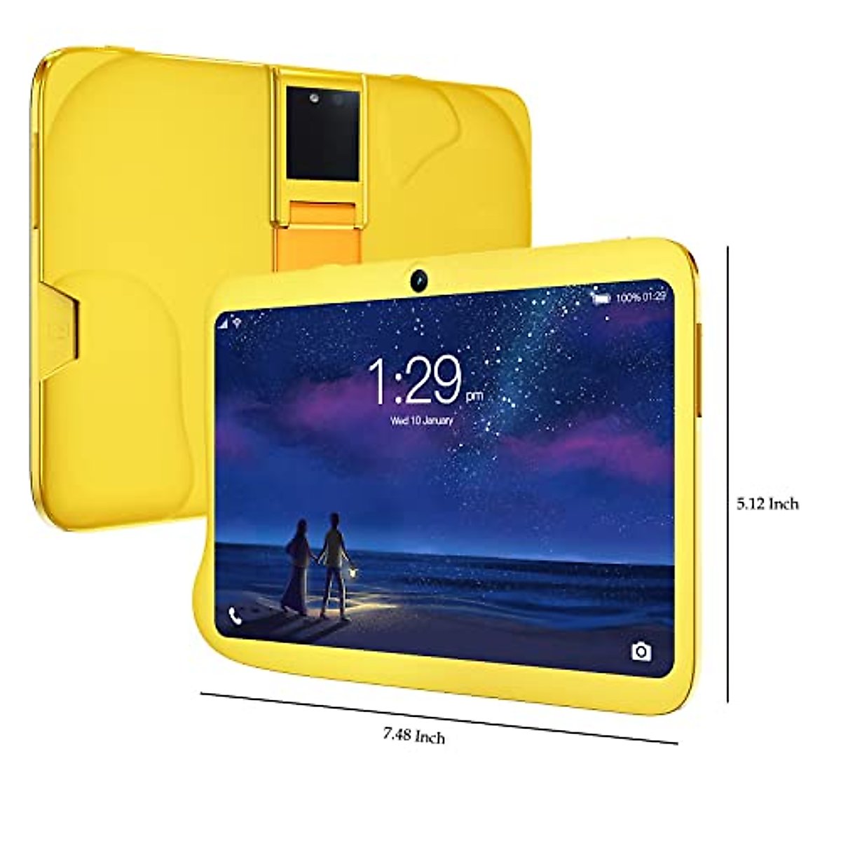 Tablet Laptop,HD Tablet WiFi Bluetooth Android Voice Call Game Tablet,7Inch IPS Display Screen,WiFi,2GB RAM+16GB ROM,3000mAh,Android 5.1 System (Blue)