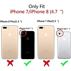 KUMTZO iPhone SE 2022/2020 Case,iPhone 8/7 Case, Cute Cream Print Clear Soft TPU Case with Candy Ring Kickstand Camera Protection Shockproof Cover for Women Girls with iPhone 7/8 4.7 inch (Pink)