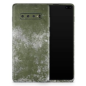DesignSkinz Distressed Silver Texture v15 Protective Vinyl Decal Wrap Skin Cover Compatible with The Samsung Galaxy S20 (Screen Trim & Back Glass Skin)