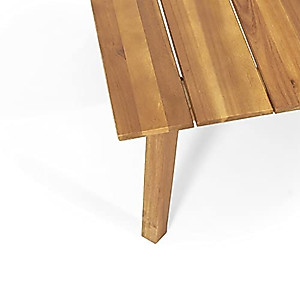 Christopher Knight Home 318124 Burchett Coffee Table, Teak