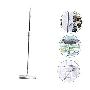 SEWOART 1pc Tile Steam Cleaner Microfiber Mop Hand Steam Cleaner Telescopic Window Cleaner Retractable Cleaner Cleaning Brush Equipment Floor Water Removal Mop 180° Rotary Mop Detachable